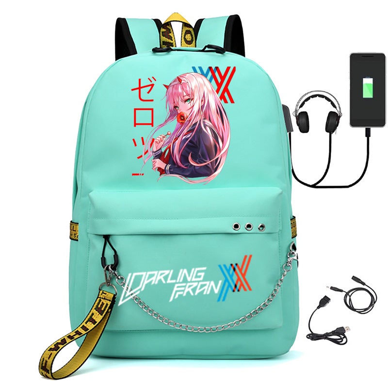 Generic Animation Peripheral Darlinginthefranxxxusb Chain Backpack ...