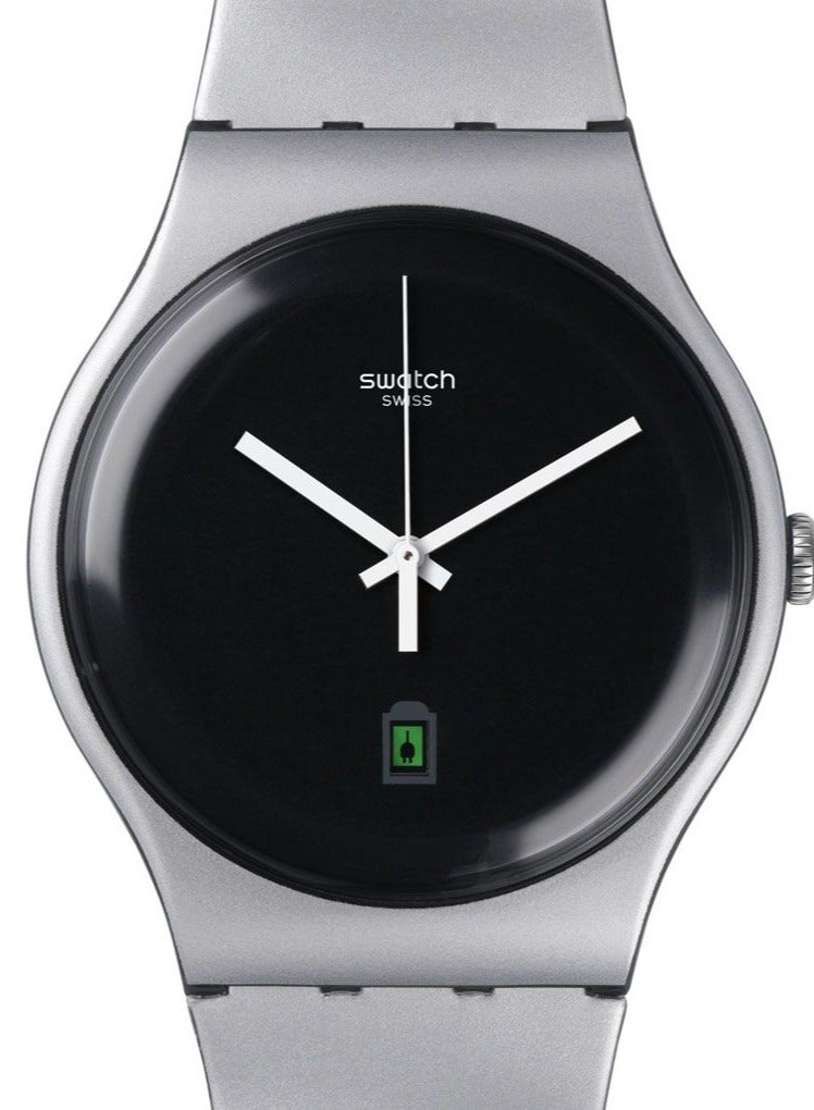 Swatch Unisex Be Charged Quartz Movement Water Resistant Wrist Watch ...