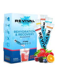 REVIVAL Revival Rapid Rehydration Electrolytes Powder - High Strength ...