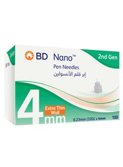 BD BD Nano Insulin Pen Needles, 32g x 4mm, 100pcs KSA | Riyadh, Jeddah