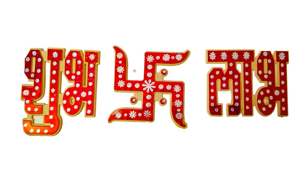 Avanti Creations Avanti Creation Multicolor Shubh Labh Swastik Sticker ...