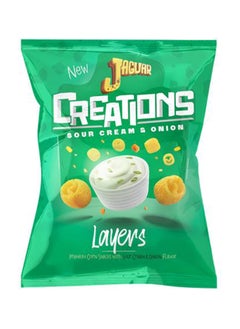 JAGUAR JAGUAR Creations Layers Premium Corn Snacks with Sour Cream and ...