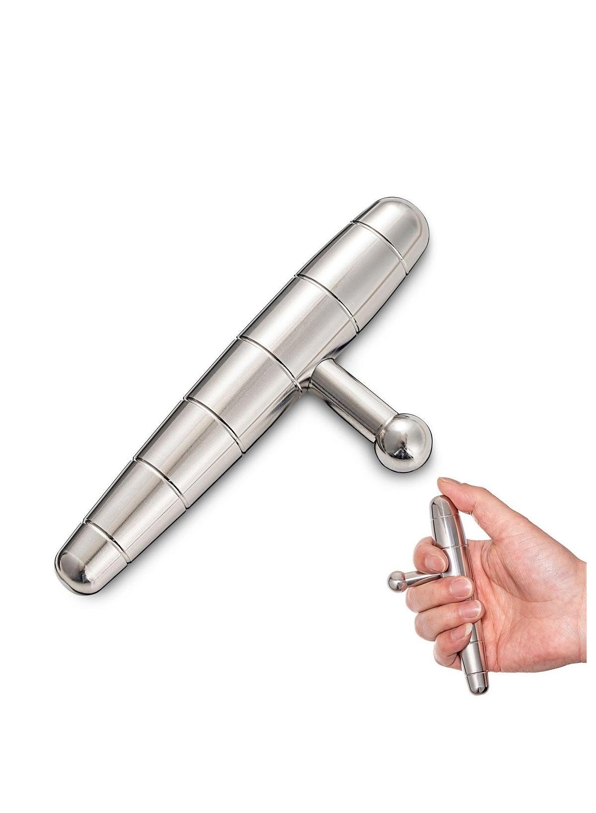 KASTWAVE Stainless Steel T-Bar Massage Tool, 2 in 1 Deep Tissue ...