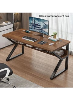 AGD K-shaped computer gaming table with a sturdy, easy-to-assemble ...