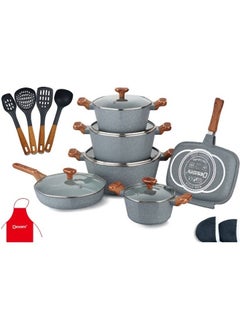 DESSINI 19 Pieces Granite Coated Cookware Set UAE | Dubai, Abu Dhabi
