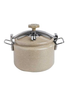 AL RIMAYA Aluminum Granite Pressure Cooker Beige 5 Liters UAE | Dubai ...