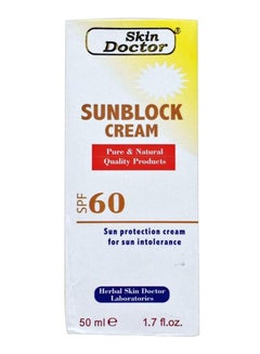 Skin Doctor Skin Doctor Sunblock Cream SPF60 50ml | Best Price UAE ...