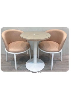 Generic 3-Piece Classic Round Table With Chairs KSA | Riyadh, Jeddah