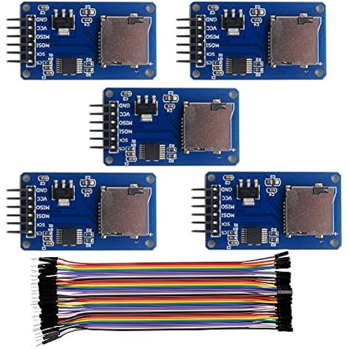 rayihni MICRO SD CARD MODULE MINI TF CARD ADAPTER READER MODULE AND ...