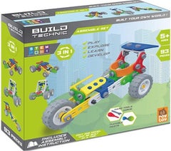 Roy Toys Roy Toy Disassembled Vehicles 93 Pieces 3 Vehicles in 1 Box ...