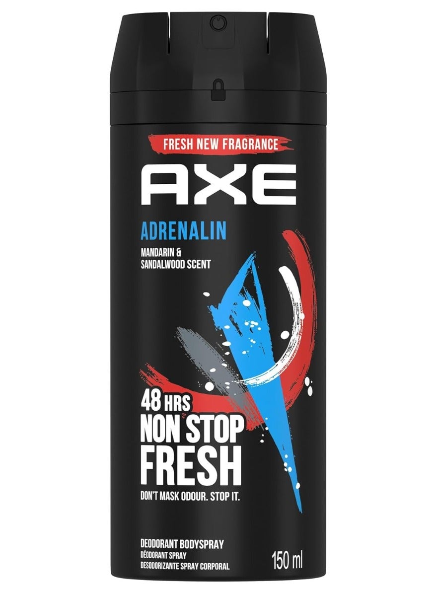Axe AXE Adrenalin 48H Fresh Spray for Men, 150ml | Best Price UAE ...