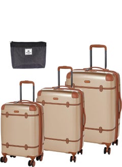 pierre cardin Luggage Set of 3 Classic Collection UAE | Dubai, Abu Dhabi