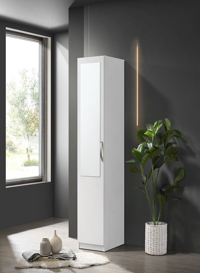Home Box Kulltorp Plus 1 Door Wardrobe With Mirror 52x182x40 Cm Best