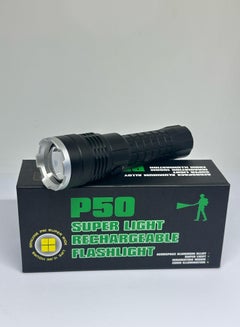 SHOPI P50 SUPER LIGHT RECHARGEABLE FLASHLIGHT Powerful Flashlights ...