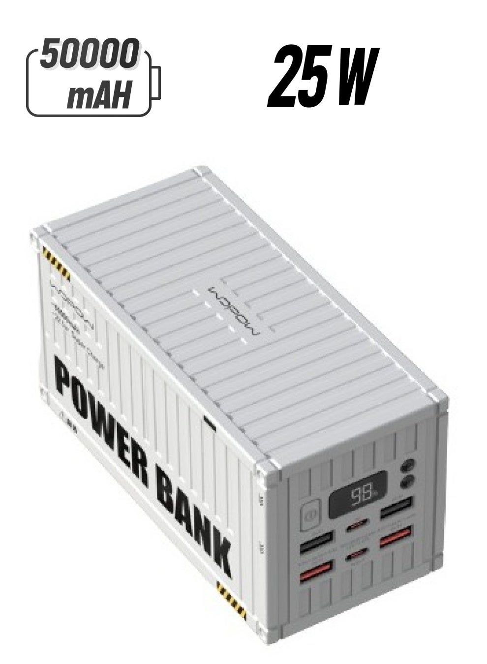 Wopow WOPOW PD35 22.5W Fast Charging Container Mini Portable Power Bank ...