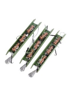 Generic 3-Piece Spring Metal Fishing Boat Sinker With High Elastic Hook ...