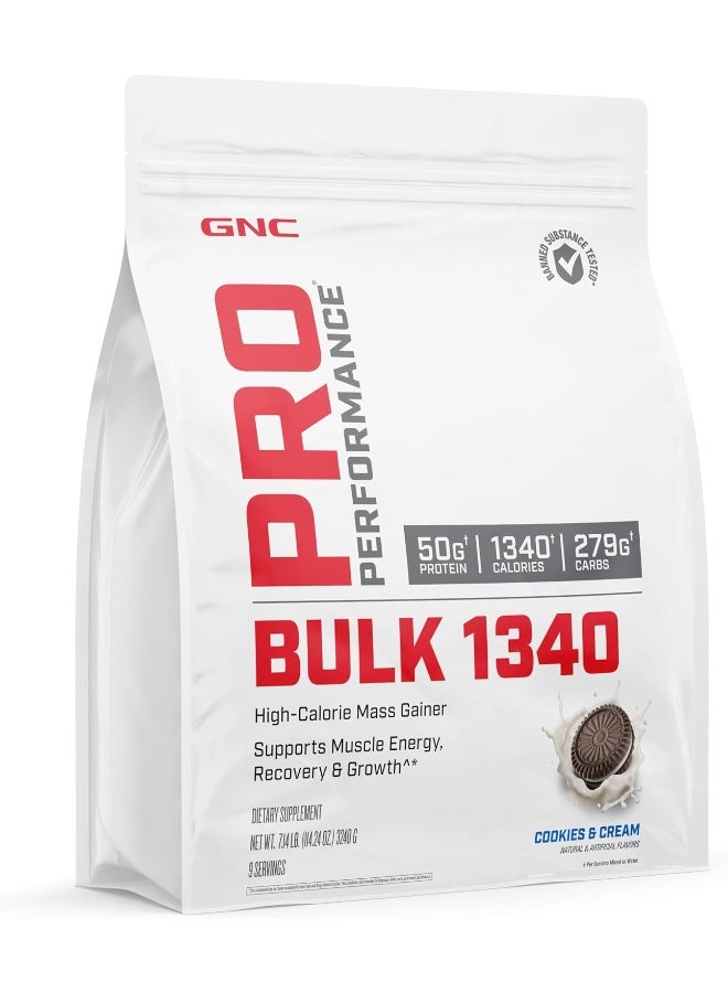 GNC GNC Pro Performance Bulk 1340 - Cookies & Cream | Best Price UAE ...