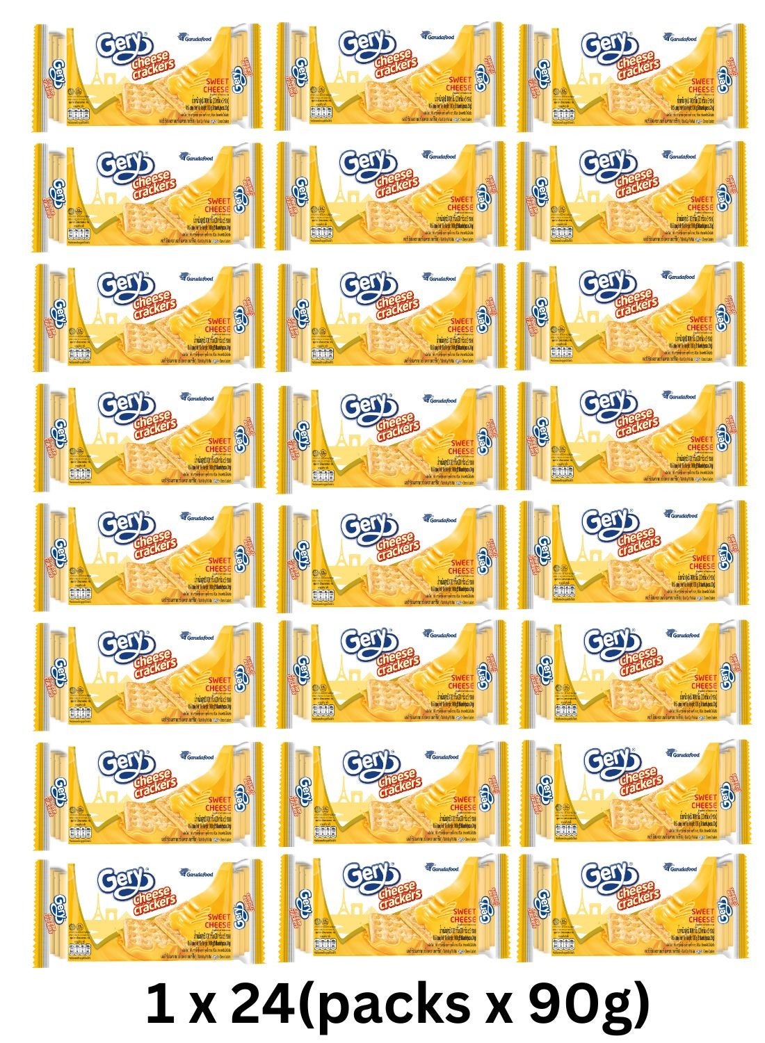 Gery Gery Cheese Crackers 90gm x 24 packets | Best Price UAE | Dubai ...
