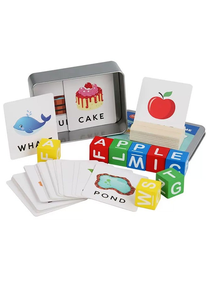 Generic Kids English Cards Early Learning Educaitonal Puzzle Game ...