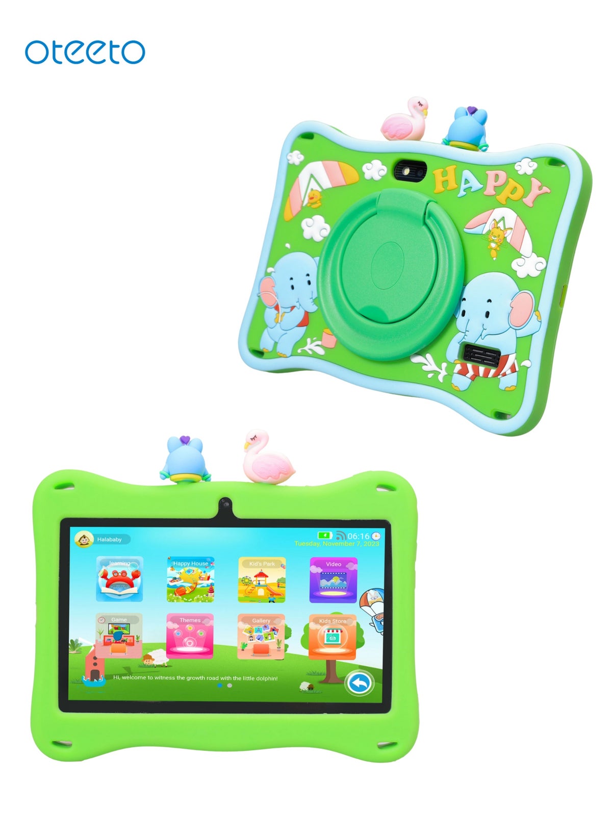 Oteeto Oteeto TAB 5 Kids Tablet/7 Inches IPS/4GB RAM + 128GB ROM/Octa ...