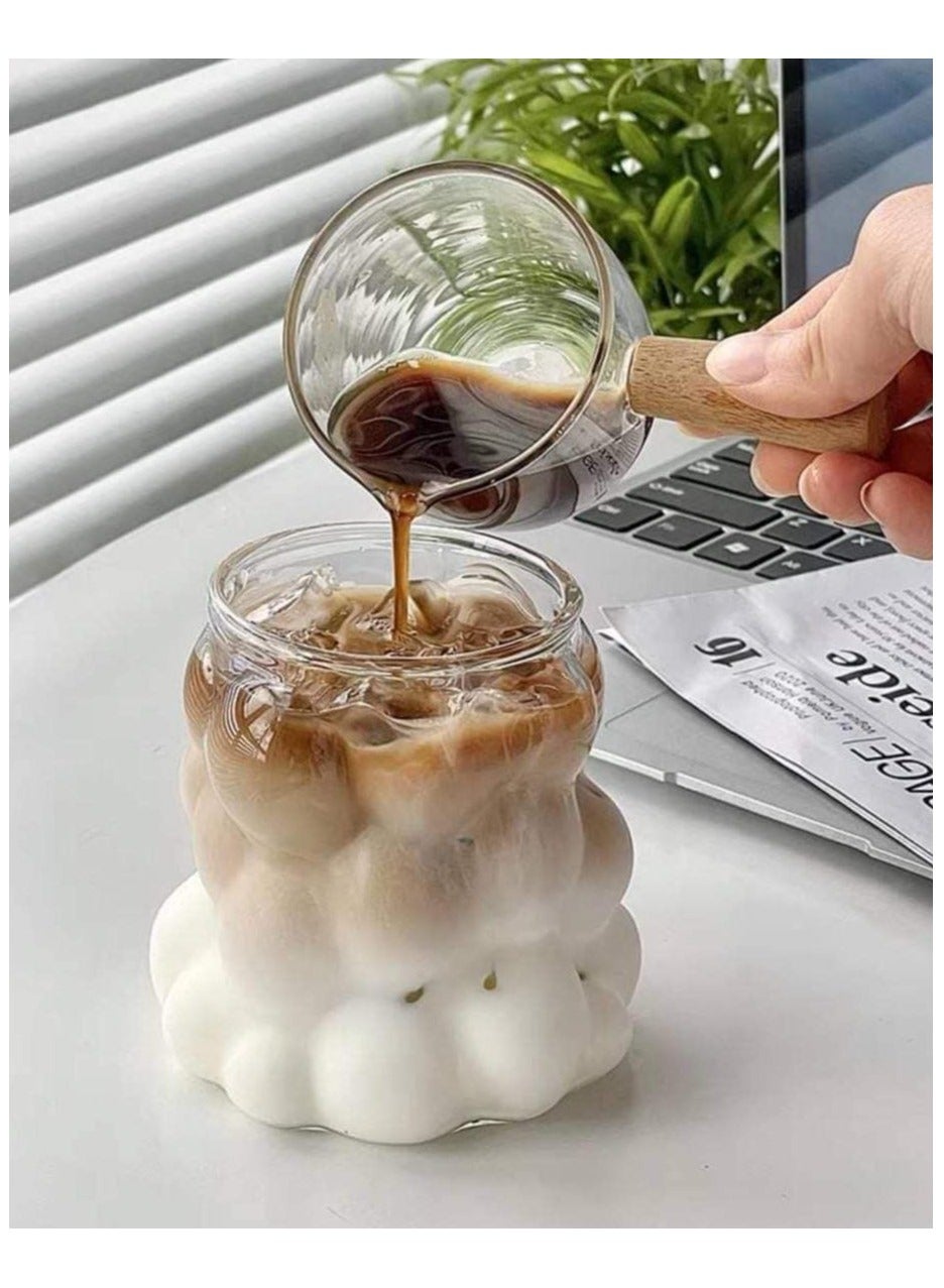 Generic Mug Bubbles - Elegant clear glass cup for juices, Nescafe, and ...