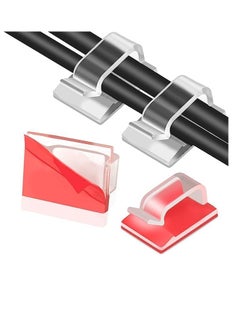 0TO1 TECH Adhesive Cable Clips Clear 20 Piece Outdoor Light Clips Wall ...