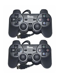 Ucom 2-Piece USB TwinShock Wired Vibration Gaming Controller UAE ...