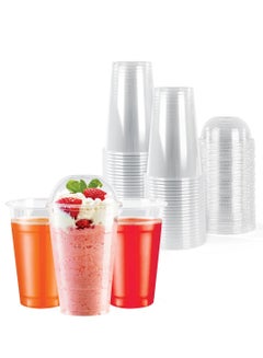Khaleej Pack KHALEEJ PACK - [50 Cups] Clear Plastic Cups 12oz (83 Dia ...