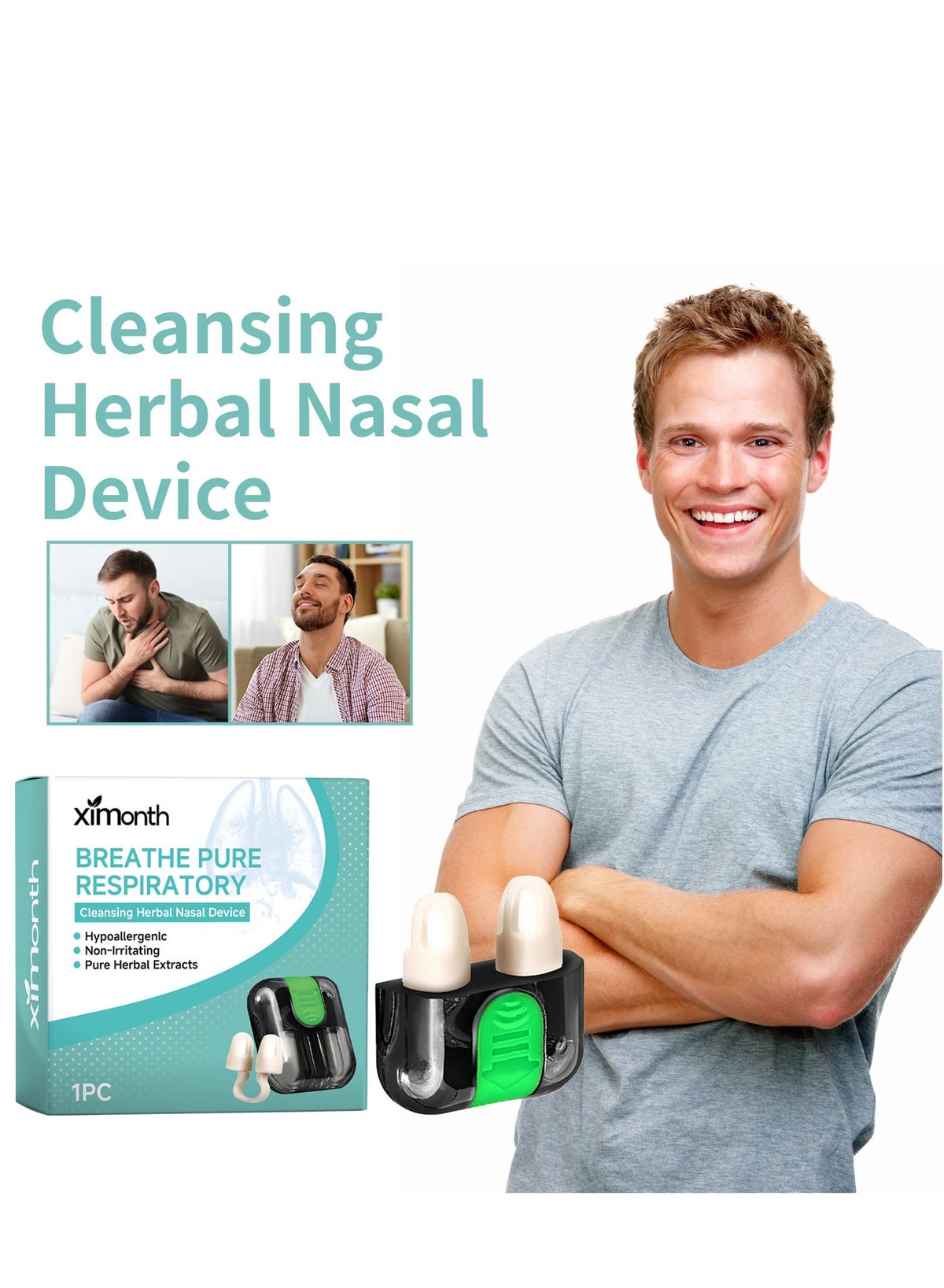 ximonth Nasal suction cleaner relieves nasal discomfort, nasal ...