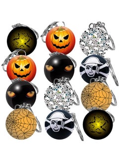 ArtCreativity Halloween Keychain Assortment Set Of 36 Metal Keychains ...