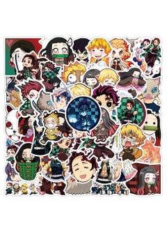 Generic 50-Piece Anime Demon Slayer Cartoon Waterproof Doodles Sticker ...