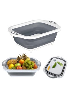 Beauenty Camping Washing Up Bowl and Chopping Board with Drain Plug ...