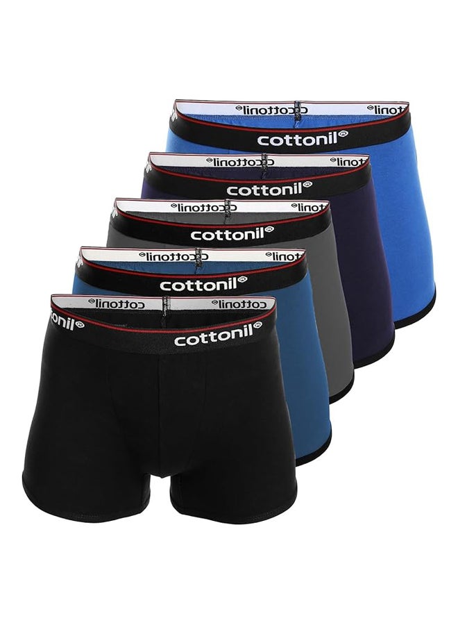 COTTONIL Cottonil Set of 5 Everyday Boxer | Best Price Egypt | Cairo, Giza