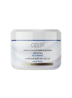 CELIA COSMETICS Celia scrub and lightening cream for face and body, blue indigo 500 ml KSA ...