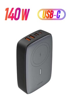 JAJEEK Q4010 140W Multi-Port Desktop Charger – 5 Ports GaN PD Fast ...