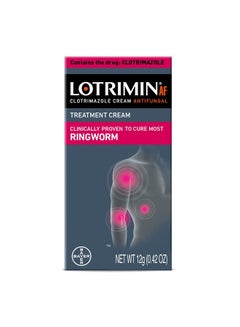 Lotrimin AF Ringworm Cream Clotrimazole 1% - Clinically Proven ...