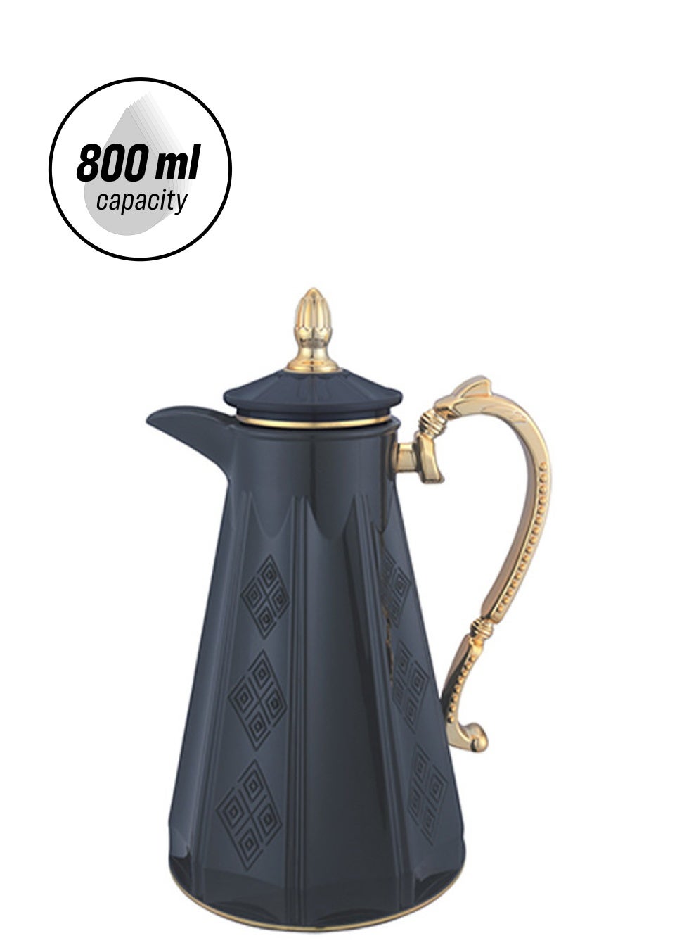 GAZELLA Plastic Tea & Coffee Flask 800 Milliliter Black | Best Price ...