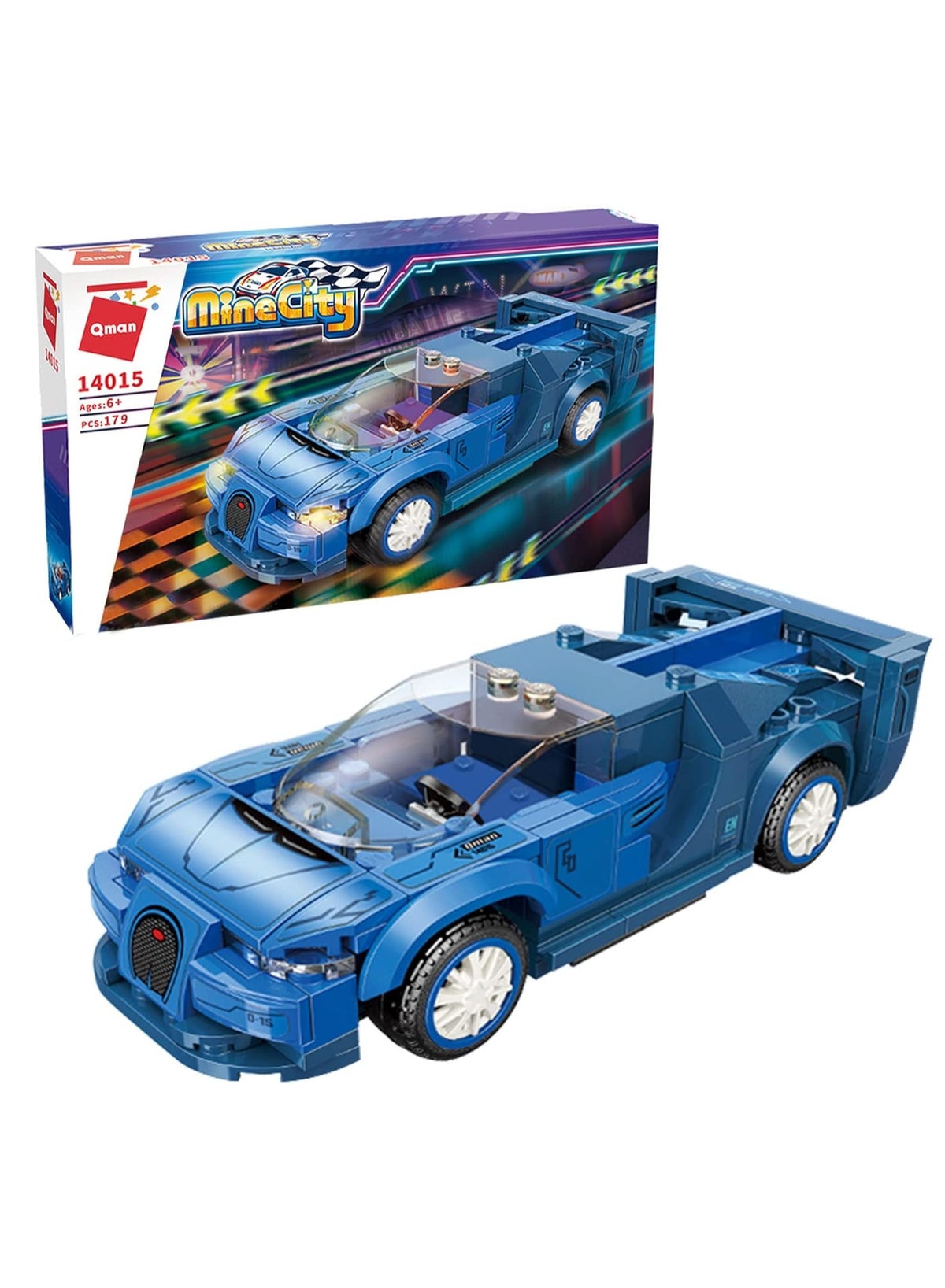 Qman Qman Kami GT-16 (179 PCS): A High-Quality, Creative Building Set ...