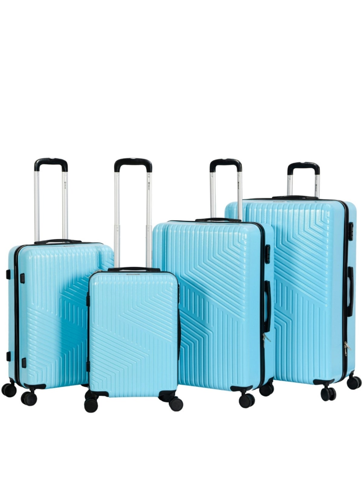 STARLIFE Suitcase Set of 4 PCS ABS Hardside Travel Luggage Bag | Best ...