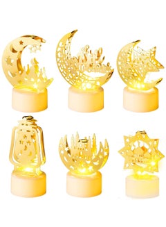 SänHahn 6-Pcs Ramadan Mini LED Lights Decoration, Moon Castle ...