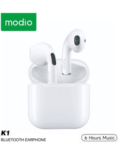modio Modio K1 True Wireless Earphone with ENC noise Reduction -White ...