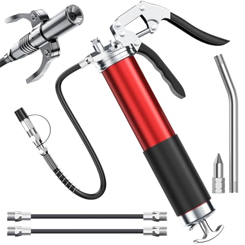 Fantictas Fantictas Grease Gun Kit, 8000 PSI Heavy Duty Pistol Grip ...