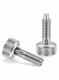 Excefore 2 Packs Hand Retractable Spring Plunger with Knurled Handle ...