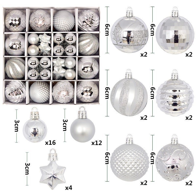 Generic Christmas Decorations, Christmas Ball Pendants, 42 Scene ...