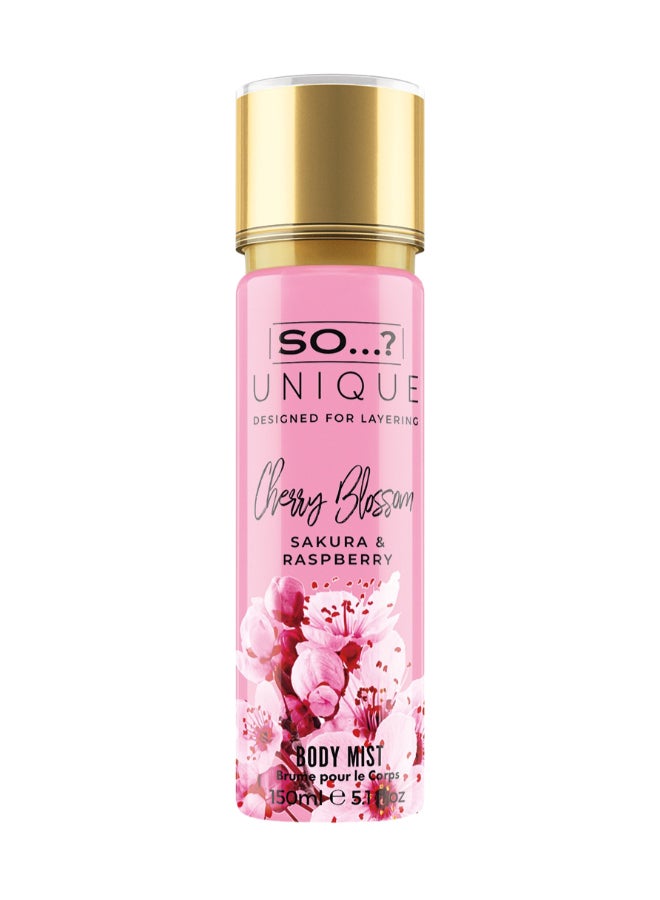 So..? Unique Cherry Blossom Body Mist for Women – Delicate & Refreshing ...