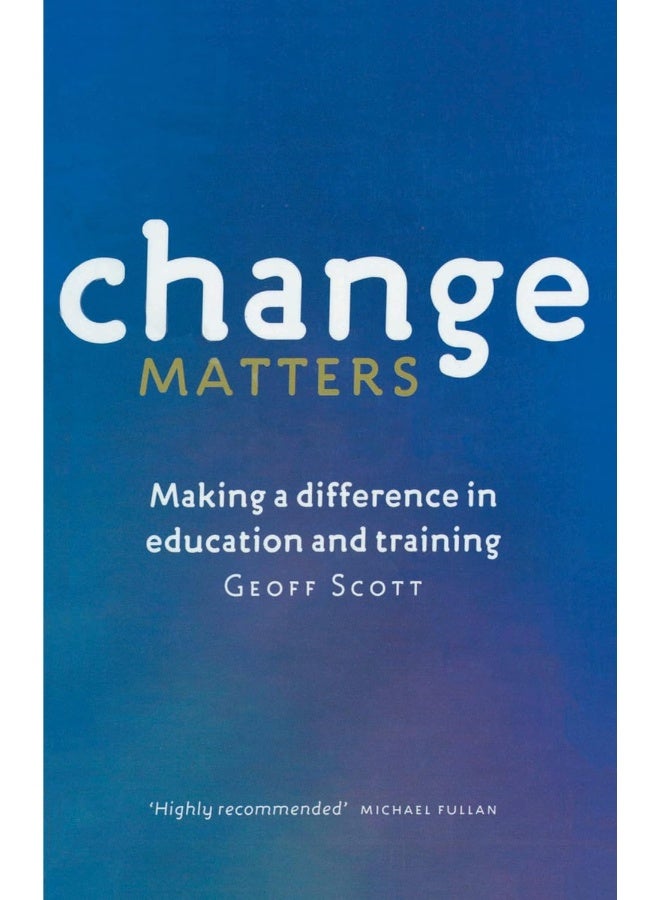 Change Matters: Making a difference in education and training | Best ...