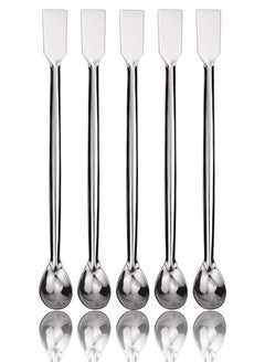 King Mariot Set of 5pcs Heavy Duty Stainless Steel Lab Spatula Micro ...