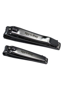Tips&Toes Tips&Toes Spa's Premium Nail Clipper Set with Built-In Nail ...