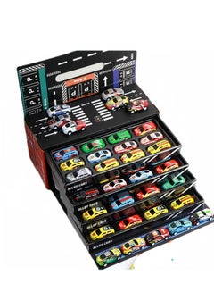 Generic Toy Cars Collection Set with Storage Display Case, 48 Alloy ...