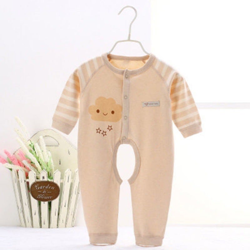 Generic Autumn Children'S Wear Boneless Jacquard Cotton Baby Jumpsuit ...